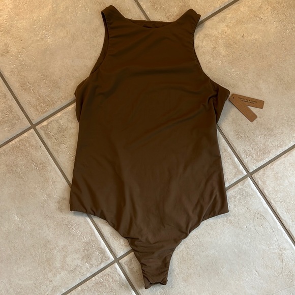 SKIMS | Tops | Skims Brown Bodysuit | Poshmark